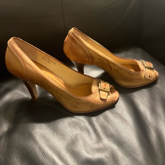 Coach | Shoes | Coach Peep Toe Heels Gorgeous | Poshmark
